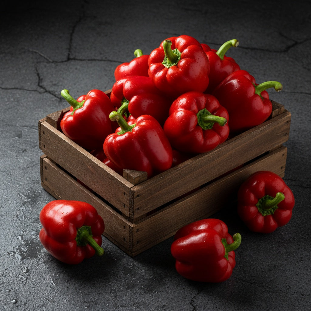 Box Of Red Peppers (5kg) – G&G FRESH